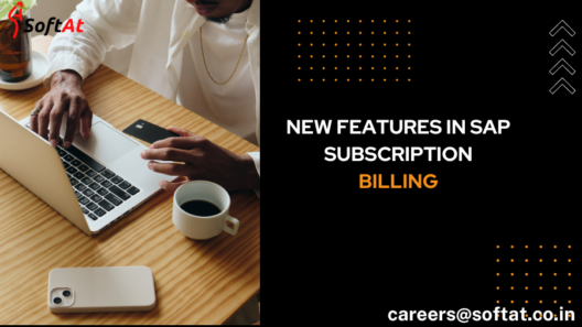 SAP Subscription Billing: New Features