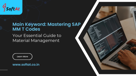 Mastering SAP MM T Codes - Softat